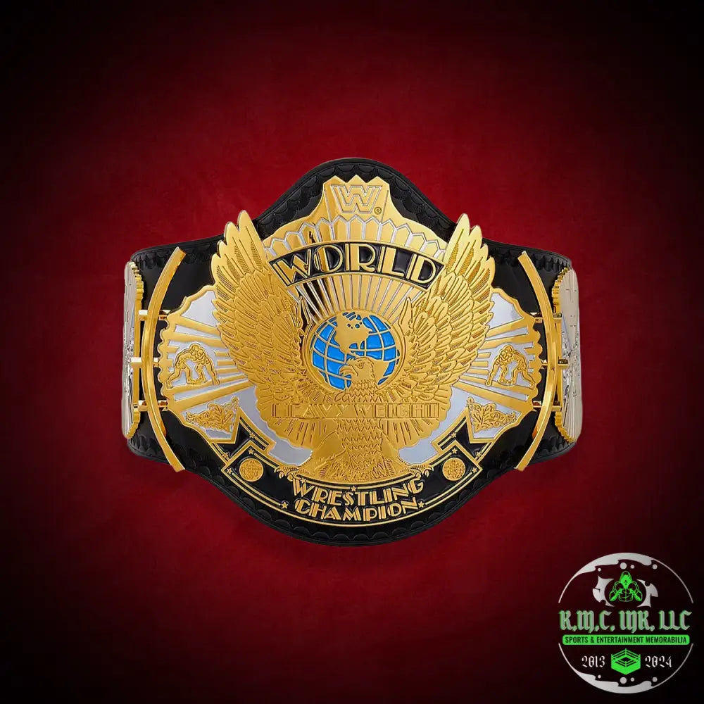 *WWE /WWF DUAL PLATED WINGED EAGLE OFFICIAL CHAMPIONSHIP REPLICA TITLE ...